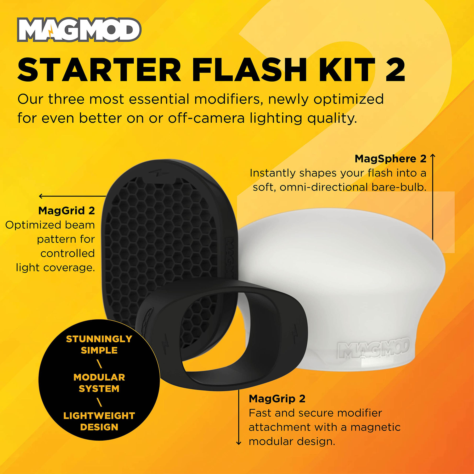GetUSCart- MagMod Starter Flash Kit 2 | Camera Speedlight Flash ...