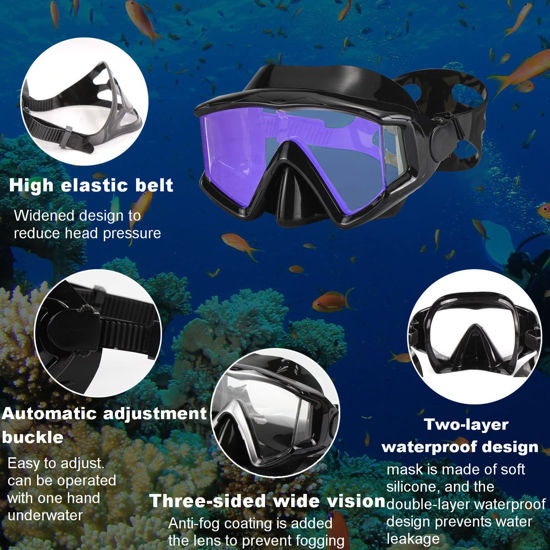 GetUSCart- AQUA A DIVE SPORTS Diving mask Anti-Fog Swimming Snorkel ...