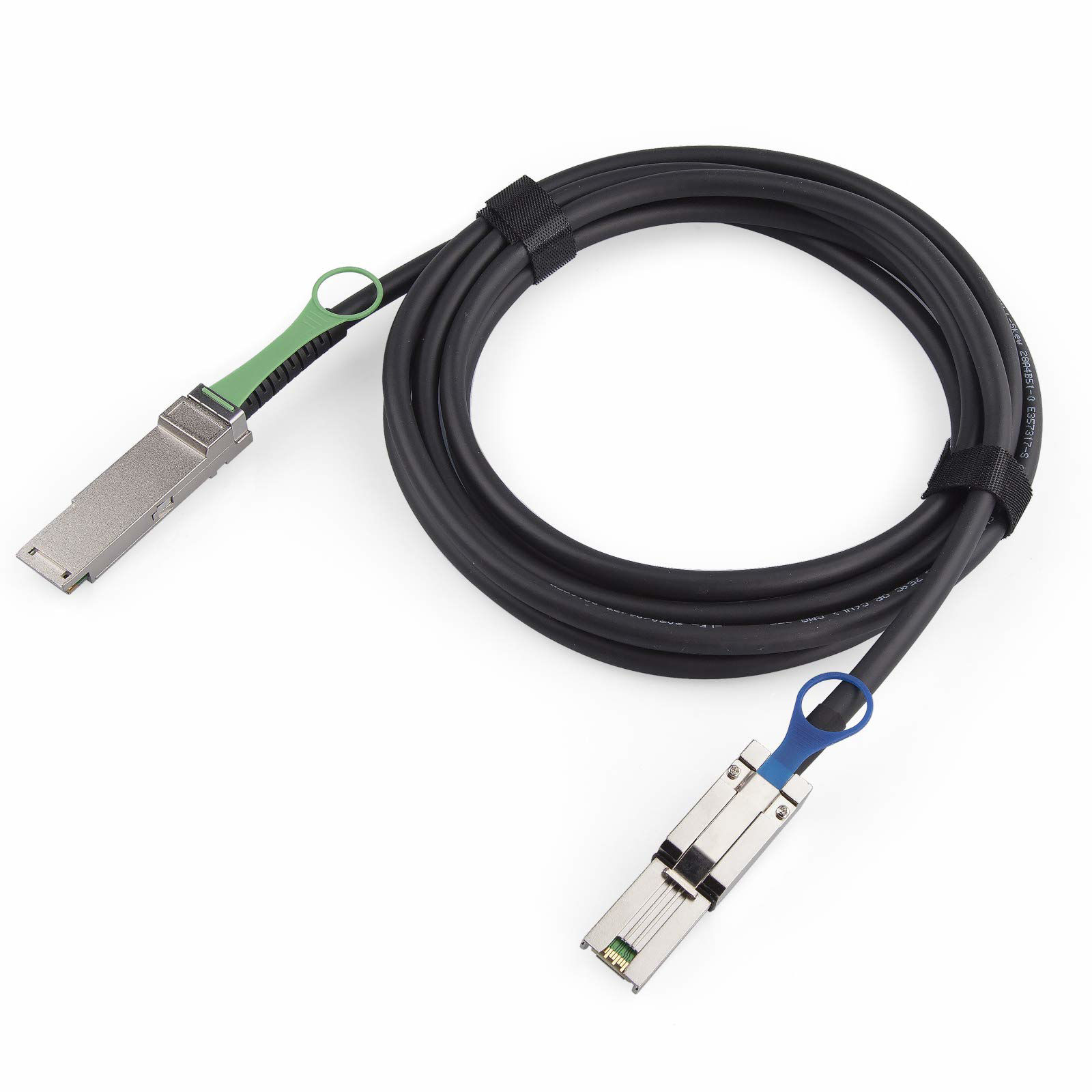 GetUSCart- QSFP (SFF-8436) to MiniSAS HD SFF-8088 DDR Hybrid SAS Cable ...