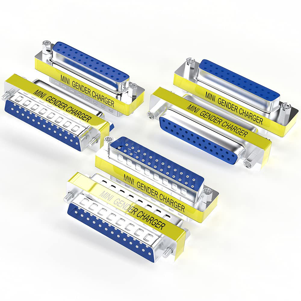 GetUSCart- Warmstor 6-Pack 25Pin RS232 Serial Cable DB25 Male to Male ...