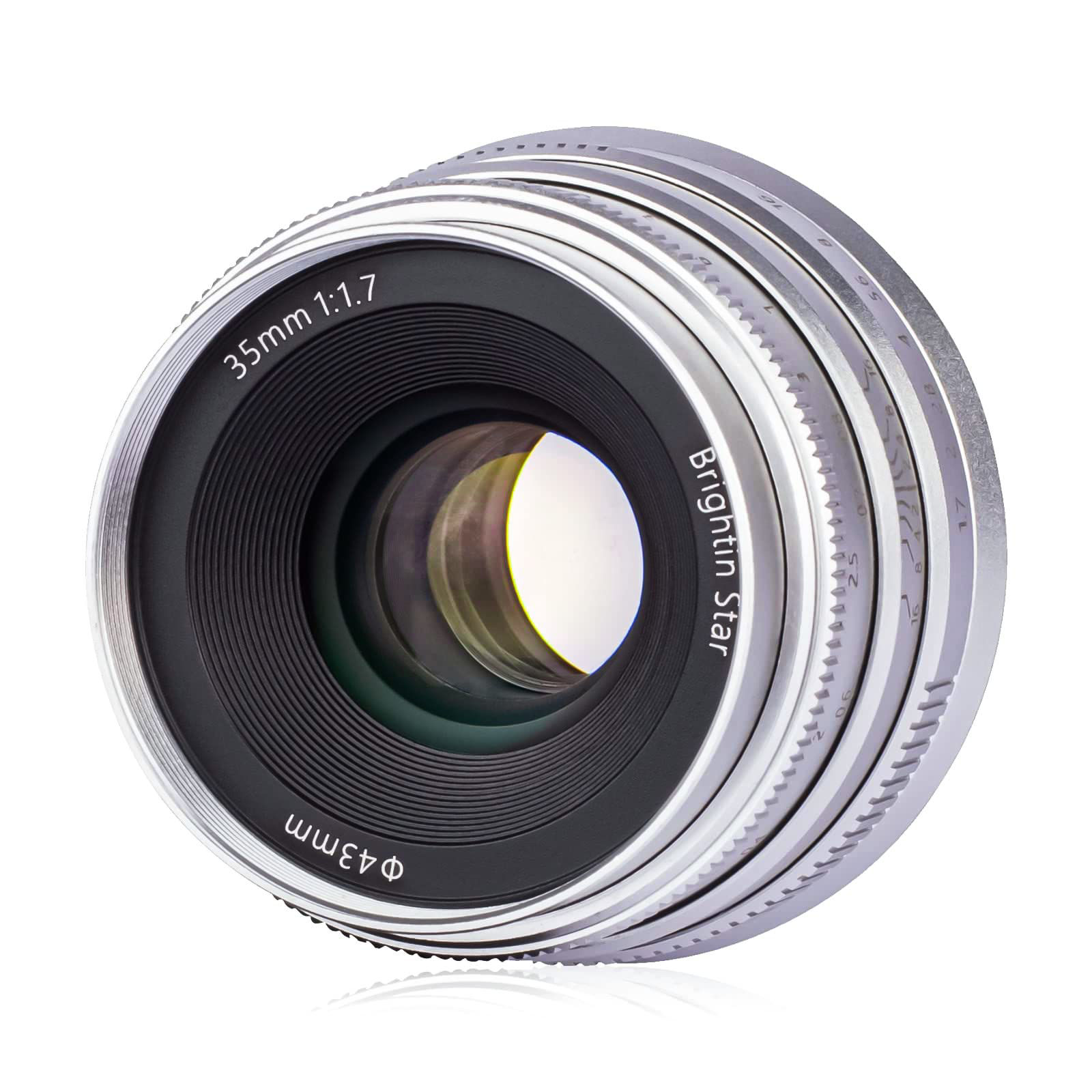 GetUSCart- Brightin Star 35mm F1.7 Large Aperture APS-C Manual Focus ...