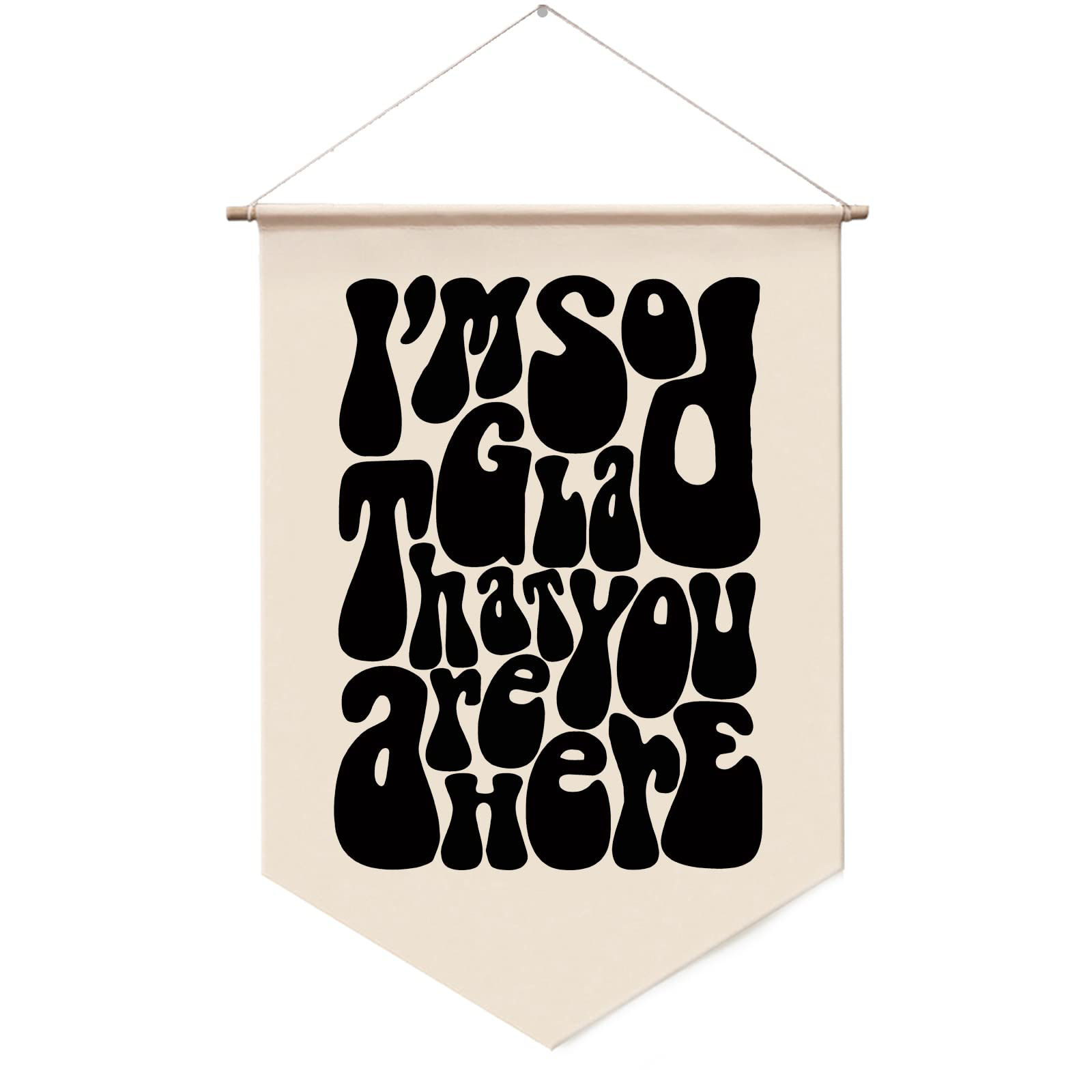 GetUSCart- I'm So Glad You're Here, Back to School Classroom Wall Decor ...