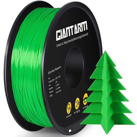 GetUSCart- GIANTARM 3D Printer Filament, Green Pla Filament, 1Kg(2.2lbs ...