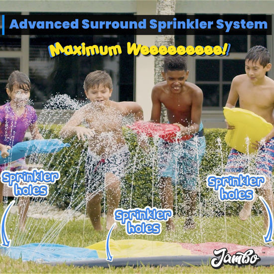 GetUSCart- Jambo XL Premium Slip Splash and Slide with 3 Bodyboards ...