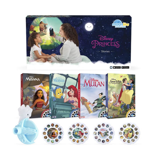 GetUSCart- Moonlite Storytime Mini Projector with 4 Disney Princess ...