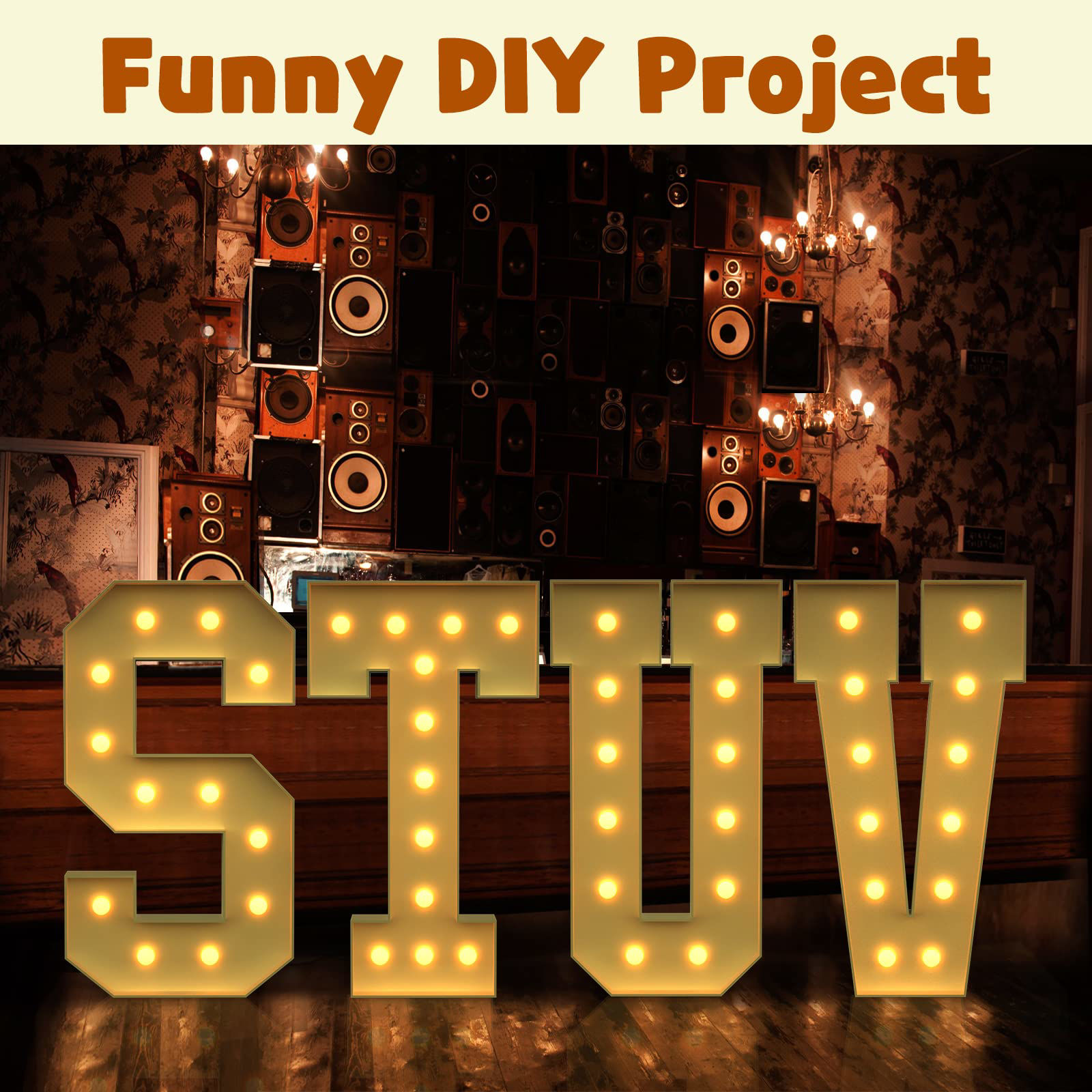 GetUSCart- imprsv 4FT Marquee Light Up Letters, Large Light Up Letters ...