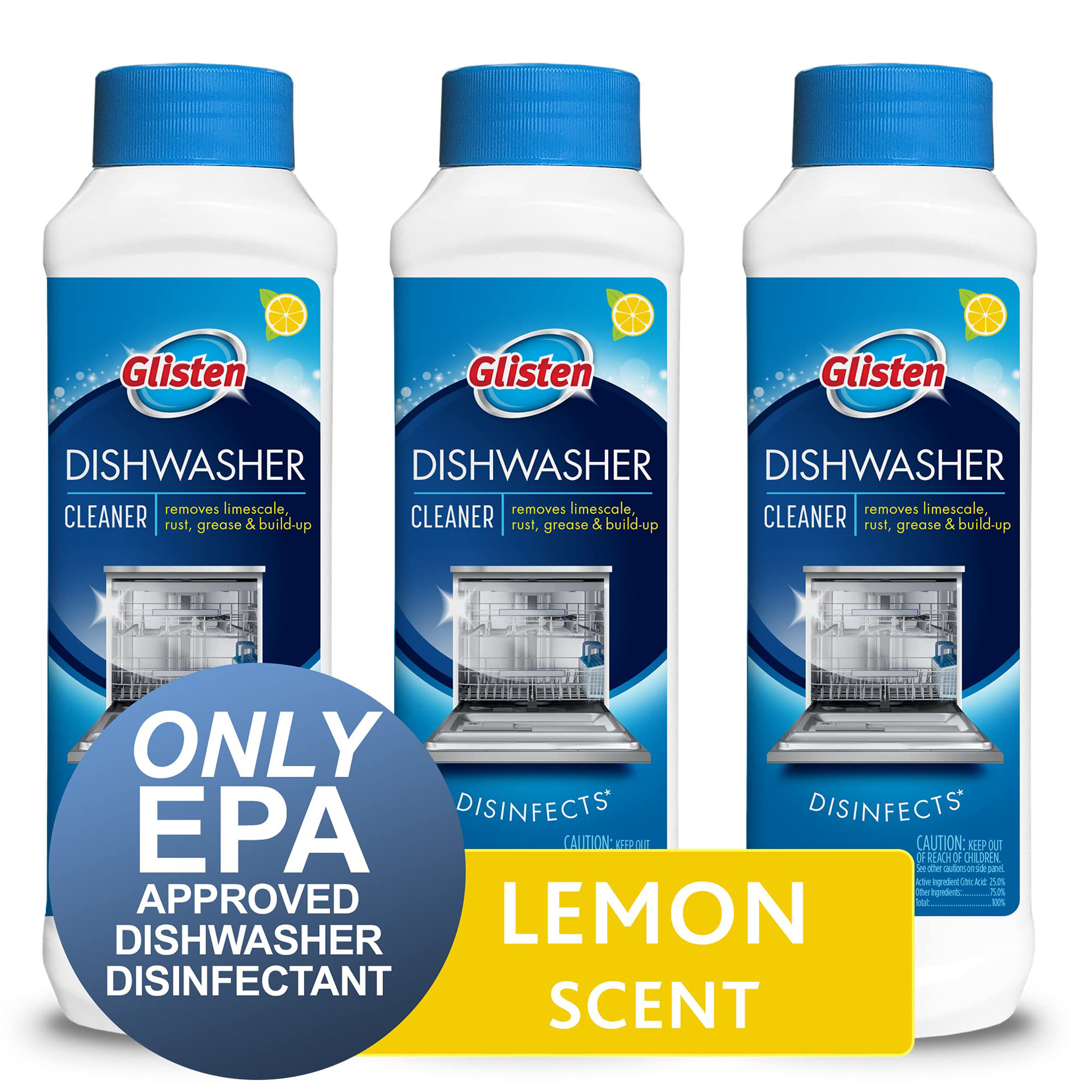 GetUSCart- Glisten Dishwasher Cleaner and Disinfectant, Removes ...
