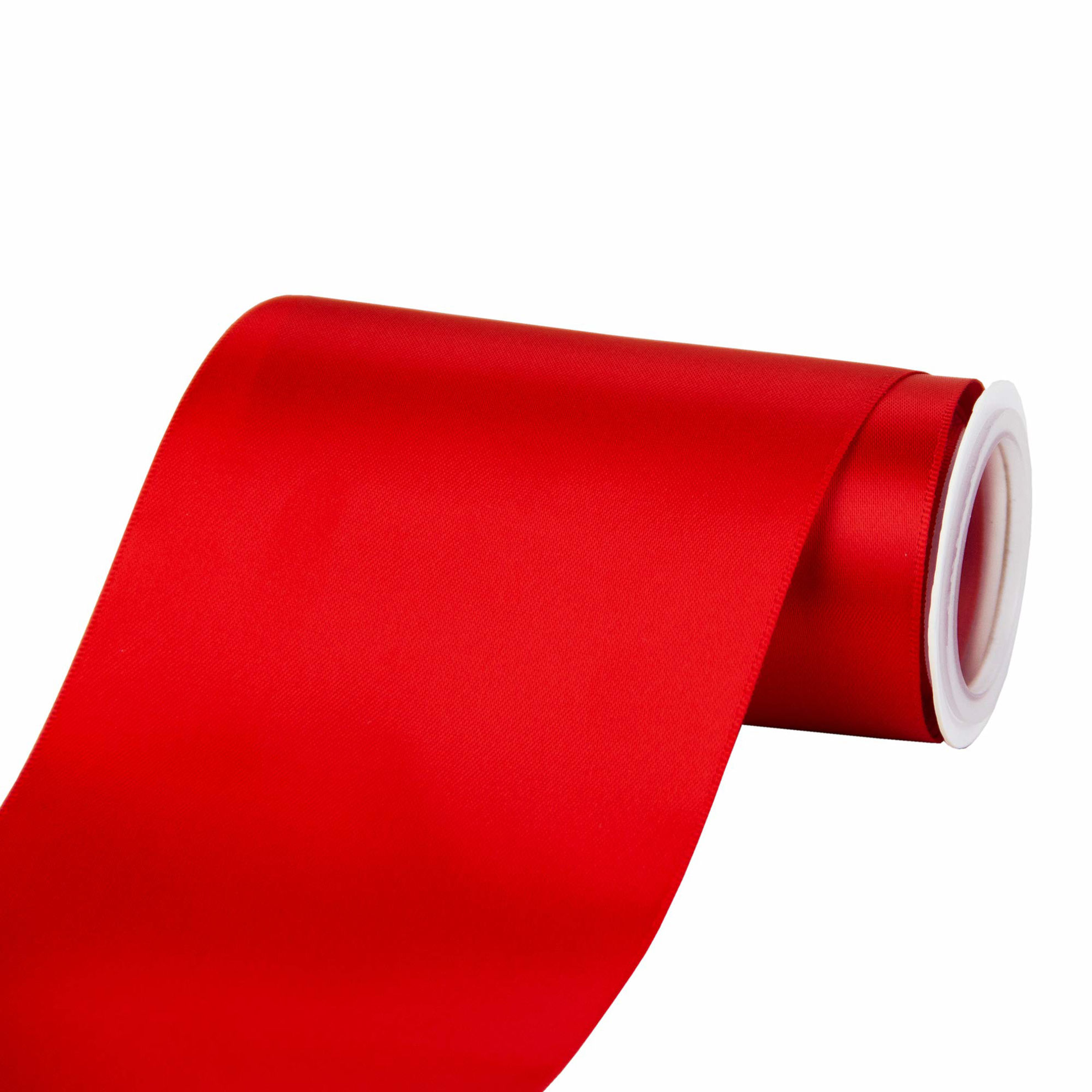 GetUSCart- VATIN 4" Wide Double Faced Polyester Red Satin Ribbon ...