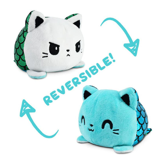 GetUSCart- TeeTurtle - The Original Reversible Cat Plushie - Mermaid ...