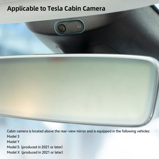 GetUSCart- Vliigts Webcam Cover Slide for Tesla Model 3 Y X S Interior ...