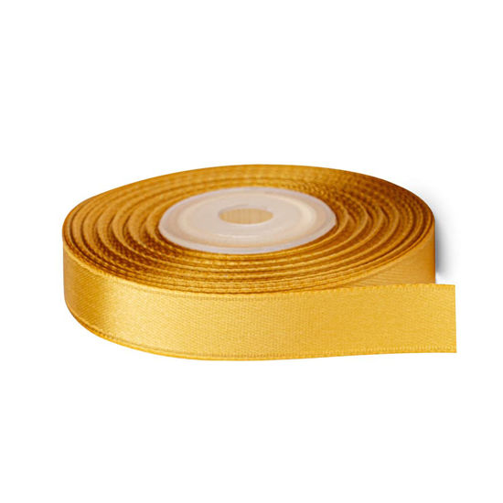 GetUSCart- Solid Color Double Faced Gold Satin Ribbon 1/2" X 25 Yards ...