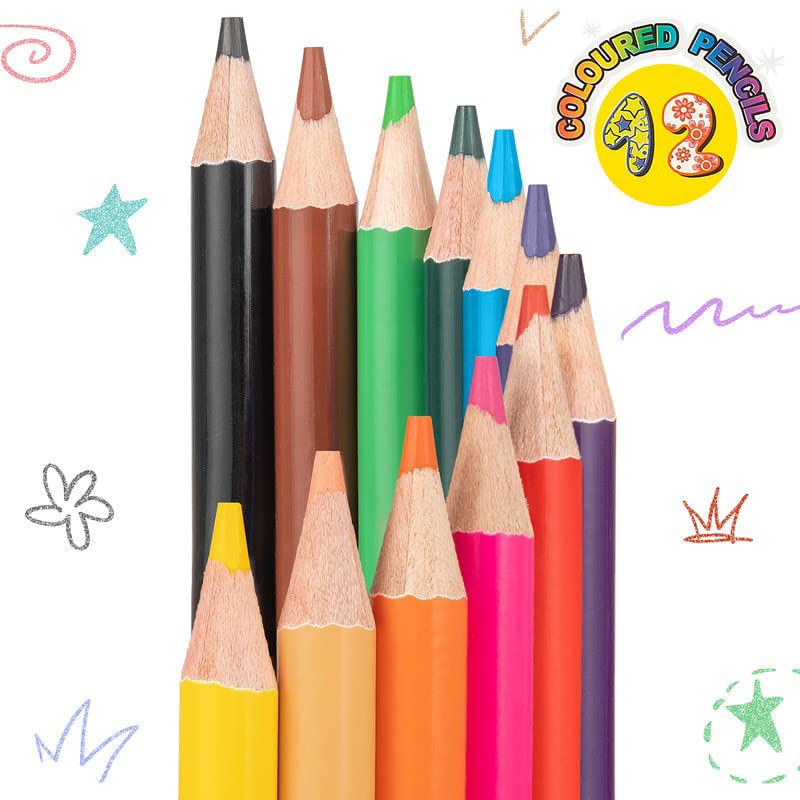 GetUSCart- FanVean Colored Pencils,12 Count Presharpened Color Pencil ...