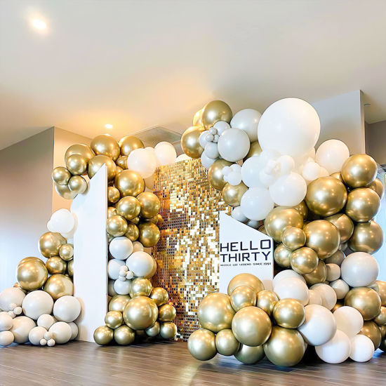GetUSCart- PartyWoo Metallic Gold Balloons, 50 pcs 5 Inch Gold Metallic ...