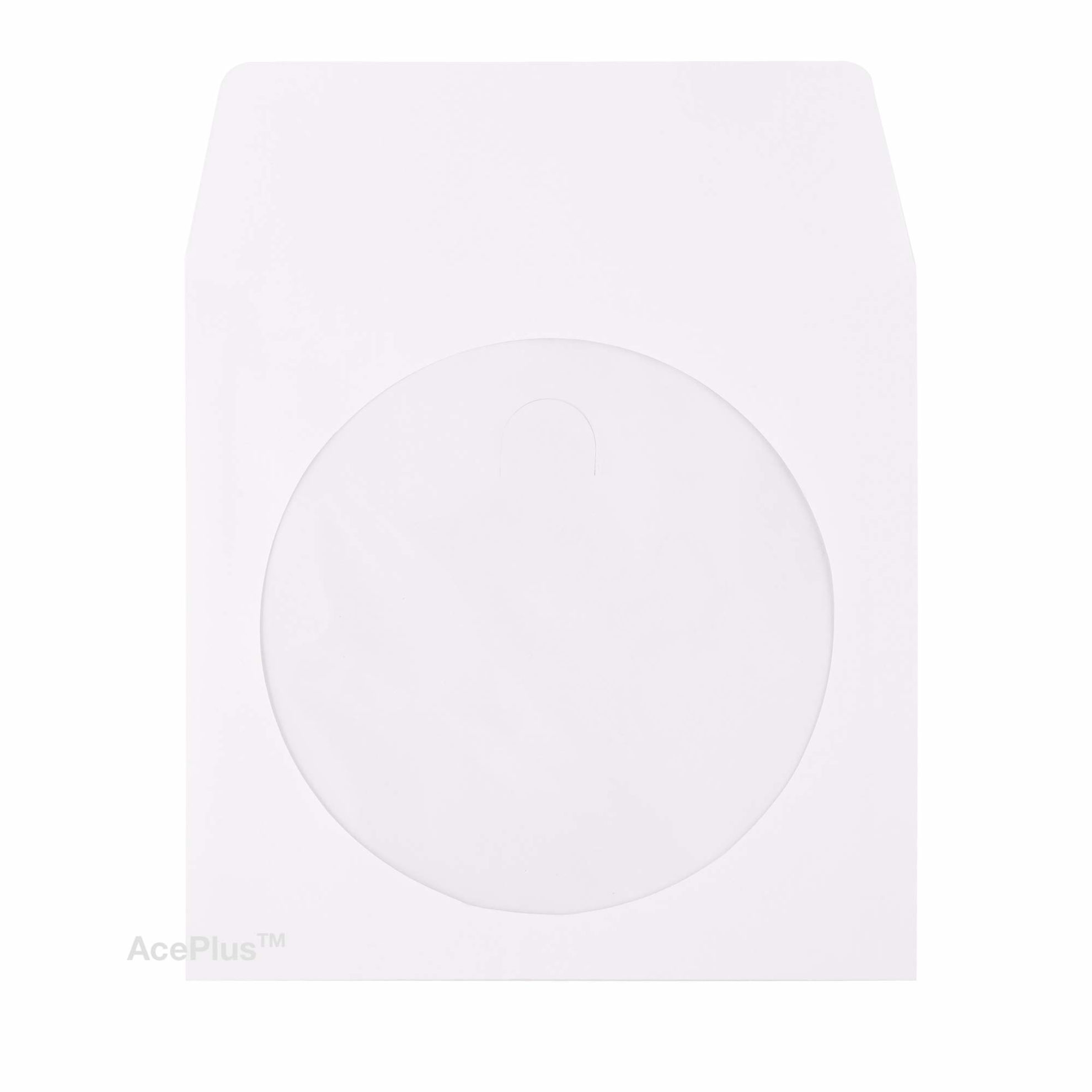 GetUSCart- AcePlus 1,000 Pieces White Paper Sleeves for CDs or DVDs ...