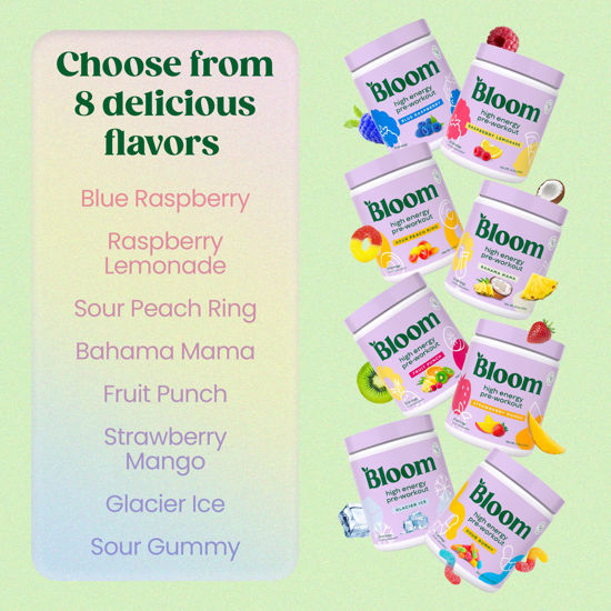 GetUSCart- Bloom Nutrition Pre Workout Powder, Amino Energy with Beta ...