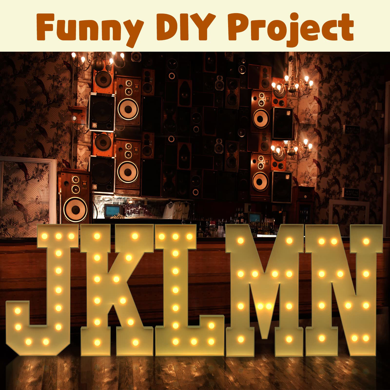 GetUSCart- imprsv 4FT Marquee Light Up Letters, Large Light Up Letters ...