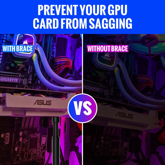 GetUSCart- Aivalas GPU Support Bracket, Graphics Video Card Brace with ...