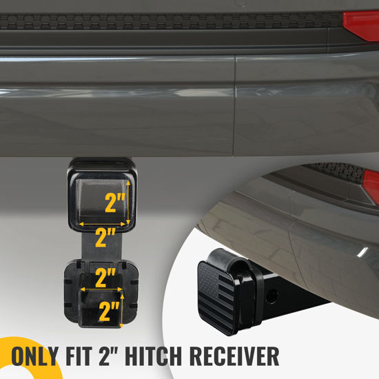 GetUSCart- BougeRV 2 Packs 2 Inch Trailer Hitch Cover with American ...