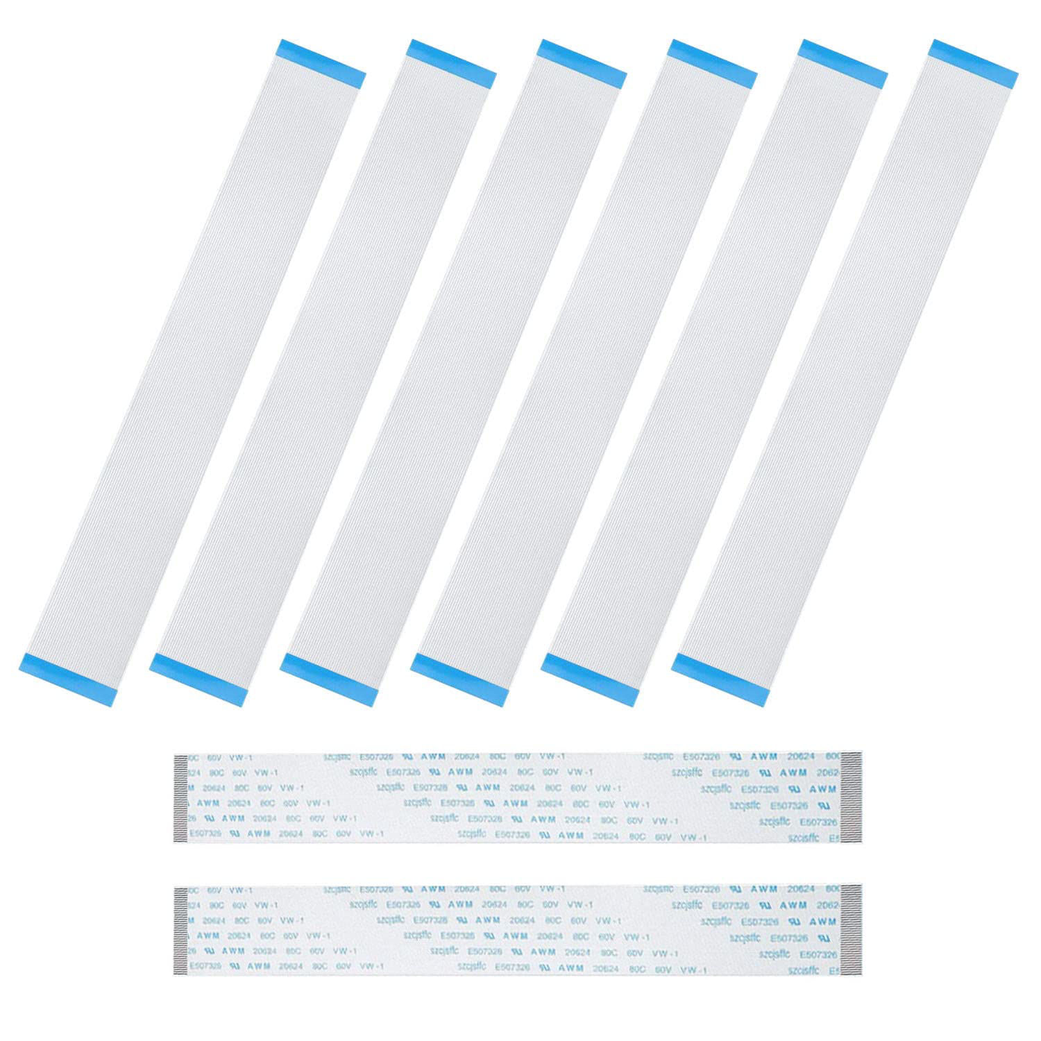 GetUSCart- ITROLLE Flat Cable 8PCS FPC FFC 150mm Length 40 Pin 0.5mm ...