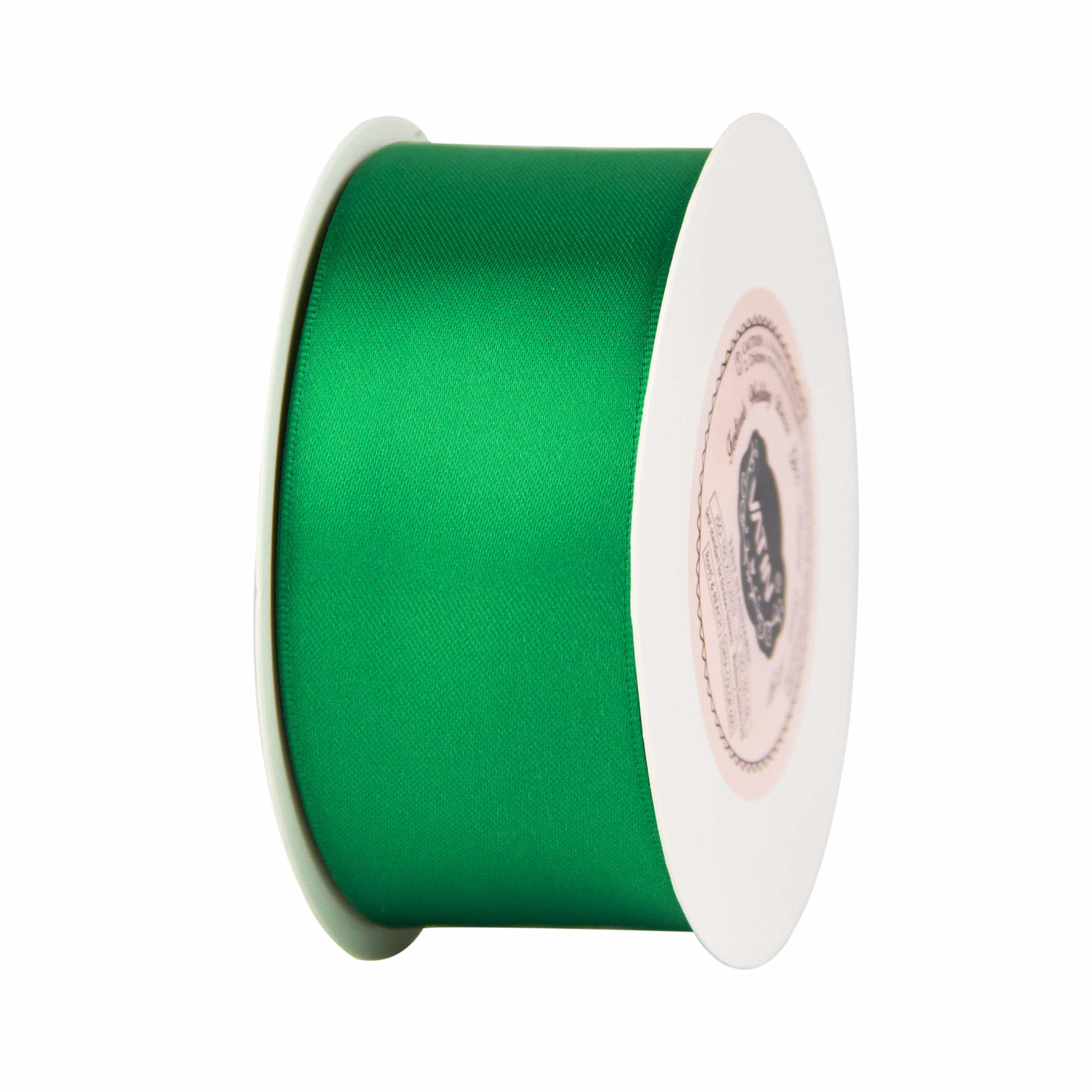 GetUSCart- VATIN 1-1/2" Wide Double Faced Polyester Emerald Green Satin ...