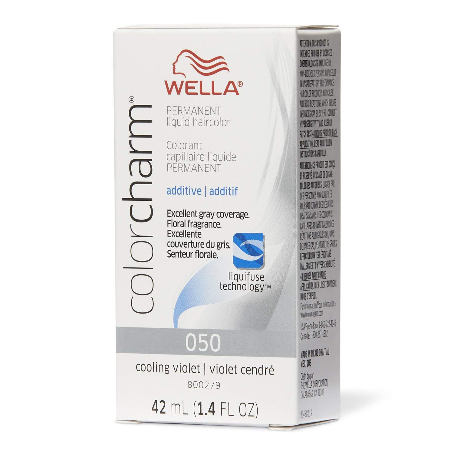 GetUSCart- WELLA Color Charm Permanent Liquid Hair Color for Gray ...