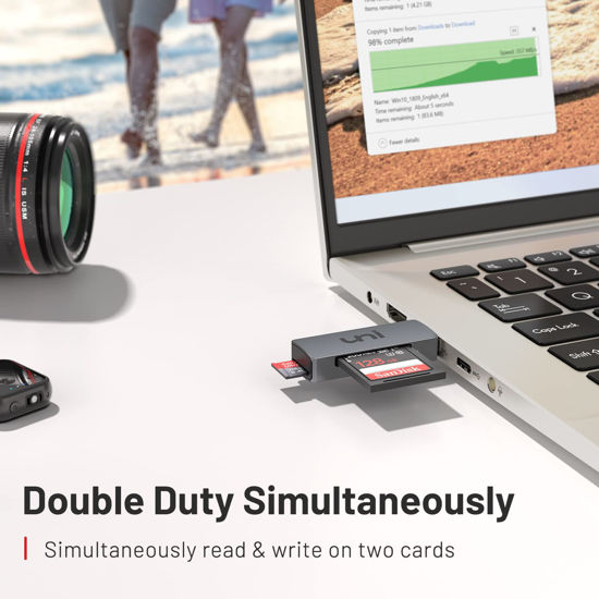 GetUSCart- SD Card Reader, uni USB 3.0 SD Card Adapter High-Speed Micro ...