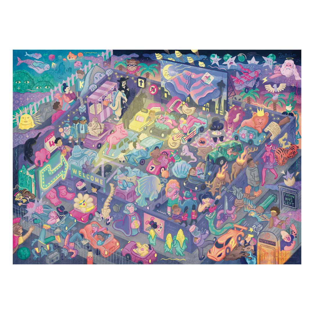 GetUSCart- Night at The Movies: Movie Jigsaw Puzzle for Adults (1000 ...