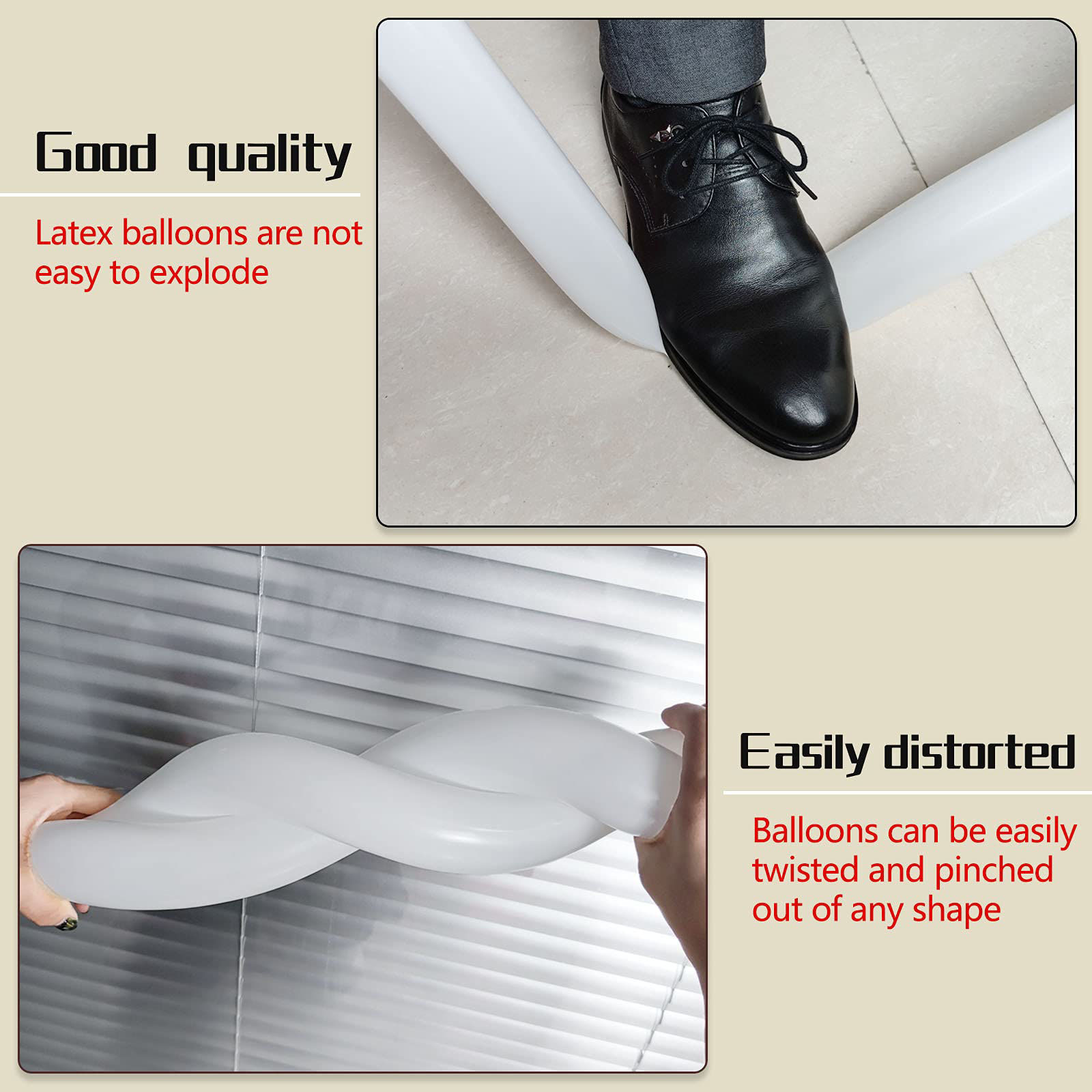 GetUSCart- 100Pcs clear 260 Balloons Clear Long Skinny Latex Balloons ...