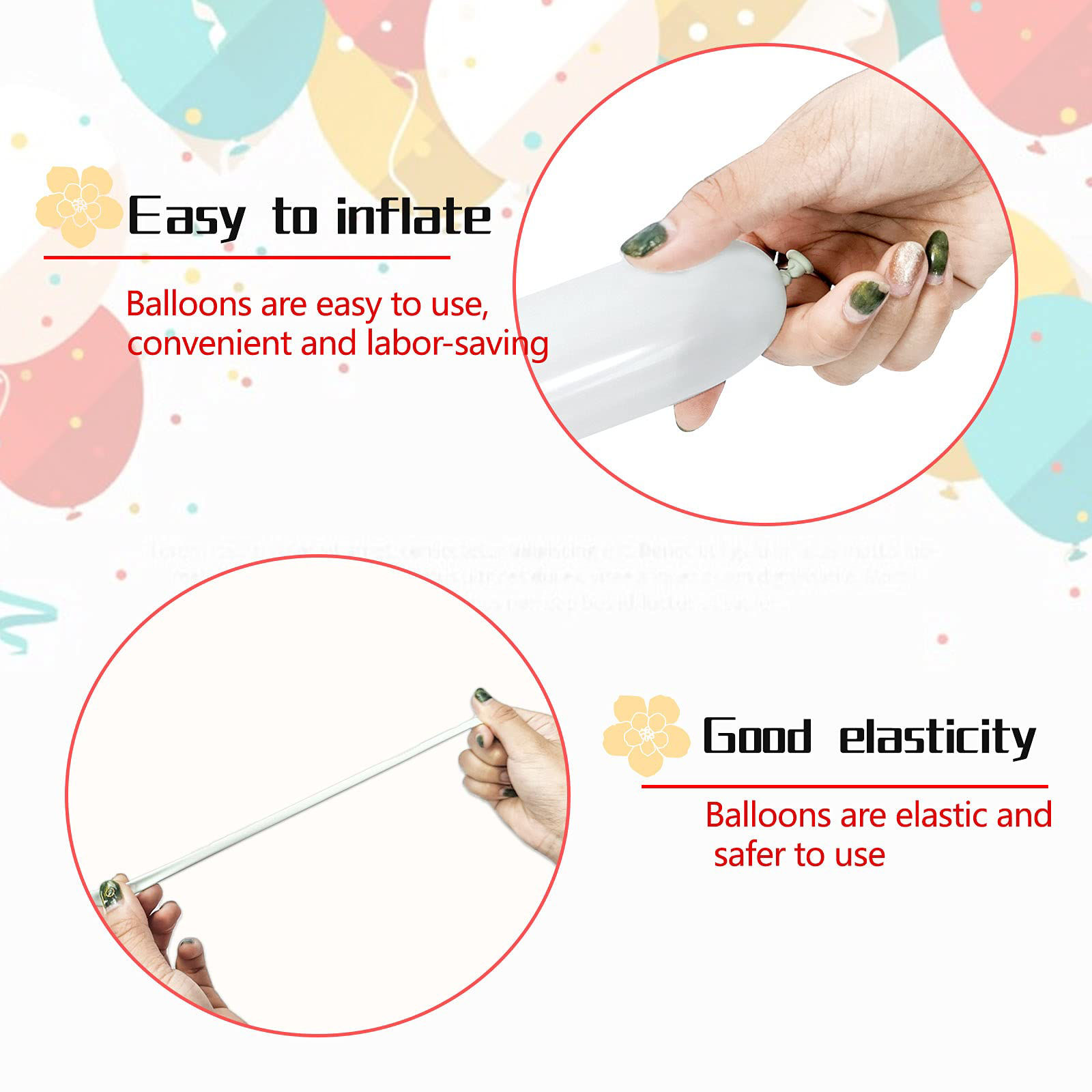 GetUSCart- 100Pcs clear 260 Balloons Clear Long Skinny Latex Balloons ...