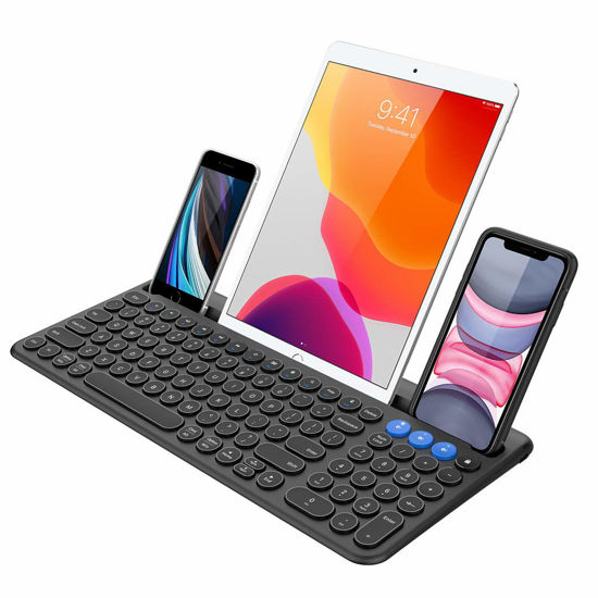 GetUSCart- Arteck Universal Bluetooth Keyboard Multi-Device Built-in ...