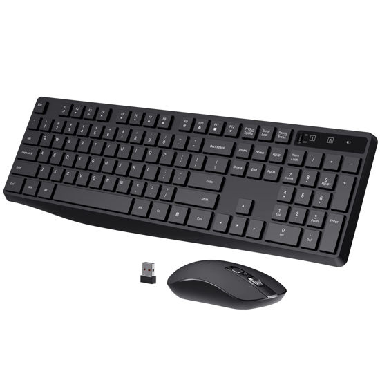 Getuscart Wireless Keyboard And Mouse Combo Colikes 2 4g Usb Cordless Keyboard Mouse Combo 3