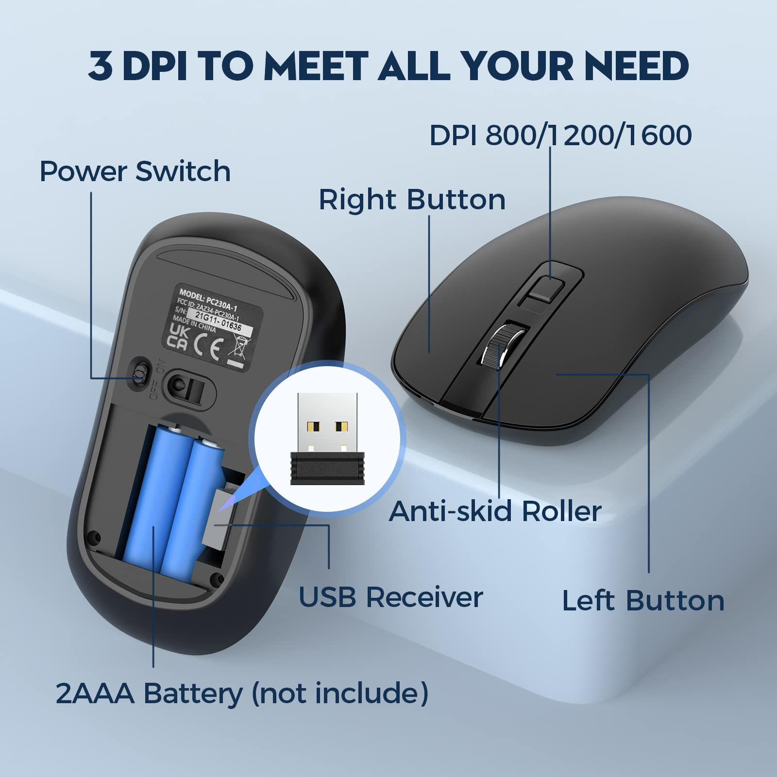 Getuscart Wireless Keyboard And Mouse Combo Colikes 2 4g Usb Cordless Keyboard Mouse Combo 3