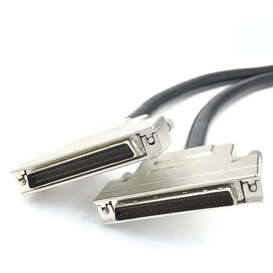 GetUSCart- GZGMET SCSI Ribbon Cable HPDB68 68 pin mdr Adapter Connector ...