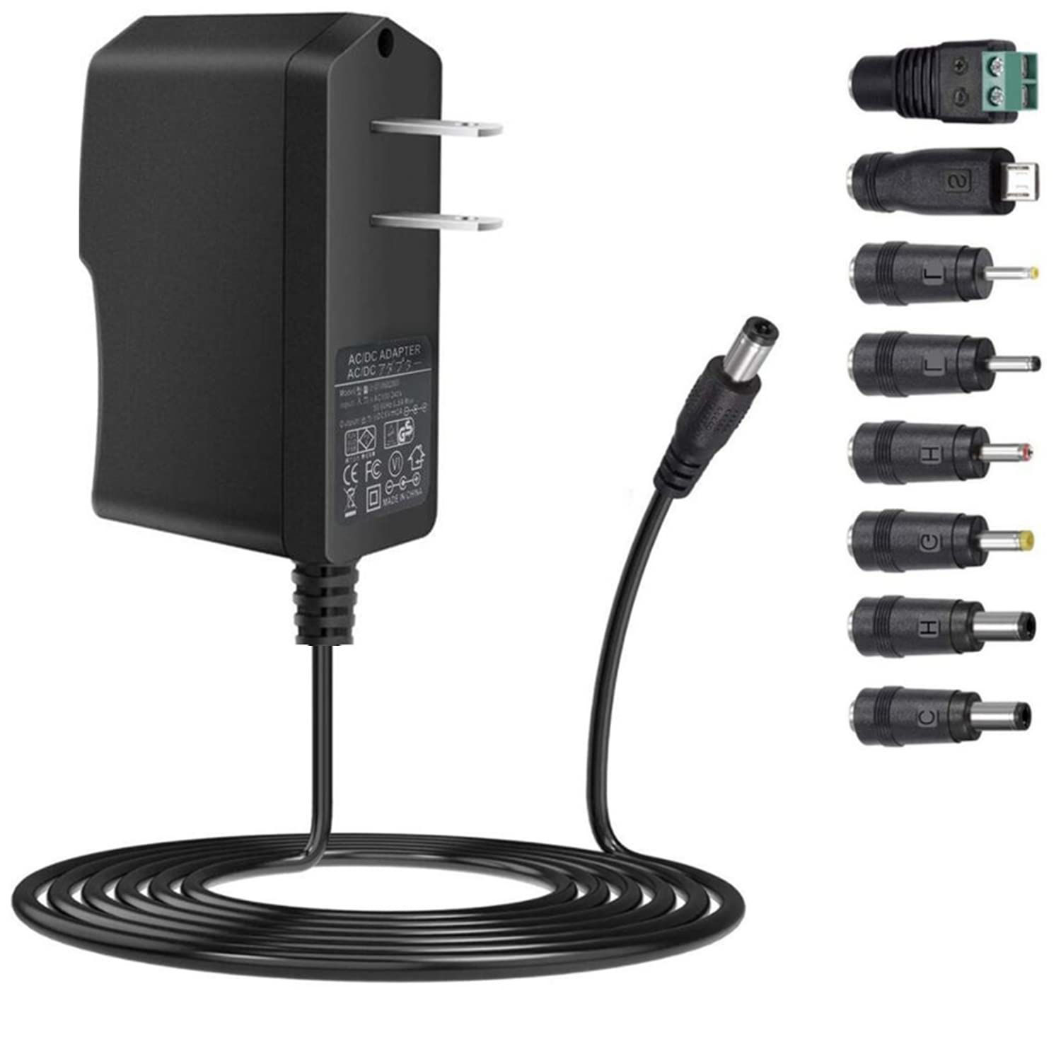 GetUSCart- GuanTing【4.8' Long Cable】 AC Adapter 5V 2A Power Supply ...