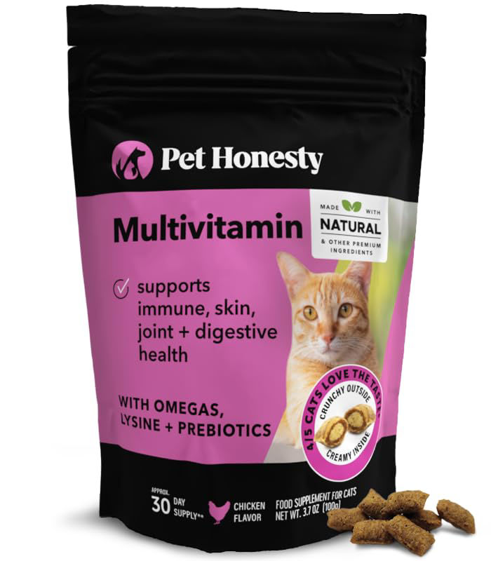 GetUSCart- Pet Honesty Cat Multivitamin Chews - Supports Overall Immune ...