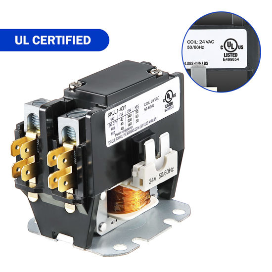 GetUSCart- Carrier Hvac Motor Contactor, 24VAC 40 Amp Coil Single Pole ...