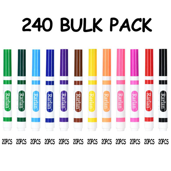GetUSCart- Rarlan Washable Markers Bulk, Markers for Kids, Bulk pack ... GetUSCart- Rarlan Washable Markers Bulk, Markers for Kids, Bulk pack ...
