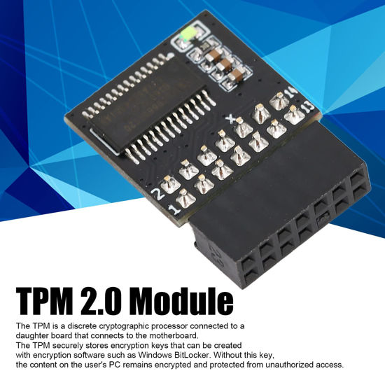 GetUSCart- TPM 2.0 Module LPC 14 Pin Tpm 2.0 Remote Card Encryption Security Module for MSI for ...