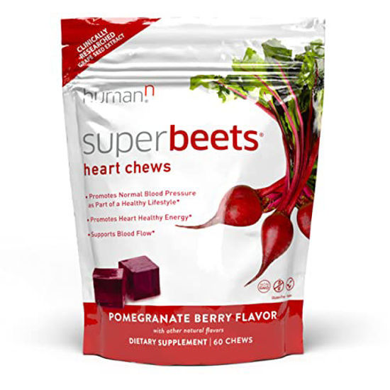 GetUSCart- humanN SuperBeets Heart Chews - Nitric Oxide Production and ...