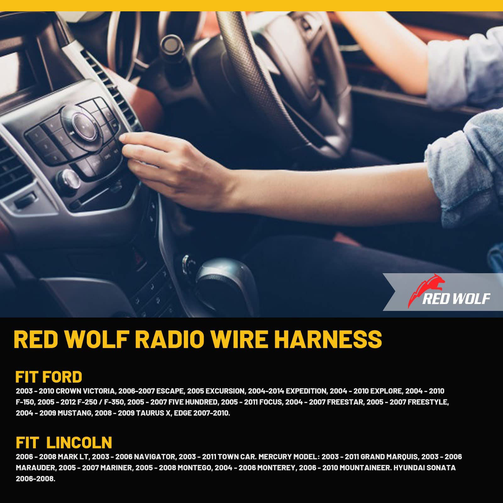 GetUSCart- RED WOLF Replacement with Ford F150/F250 Lincoln Mercury ...