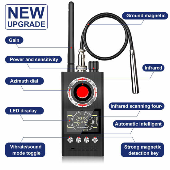 GetUSCart- Anti-Spy Wireless RF Signal Detector [Latest Professional ...
