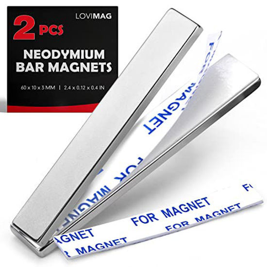GetUSCart- LOVIMAG Strong Neodymium Bar Magnets with Double-Sided ...