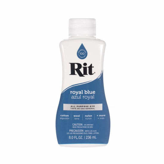 GetUSCart- Rit Dye Liquid - Wide Selection of Colors - 8 Oz. (Royal Blue)
