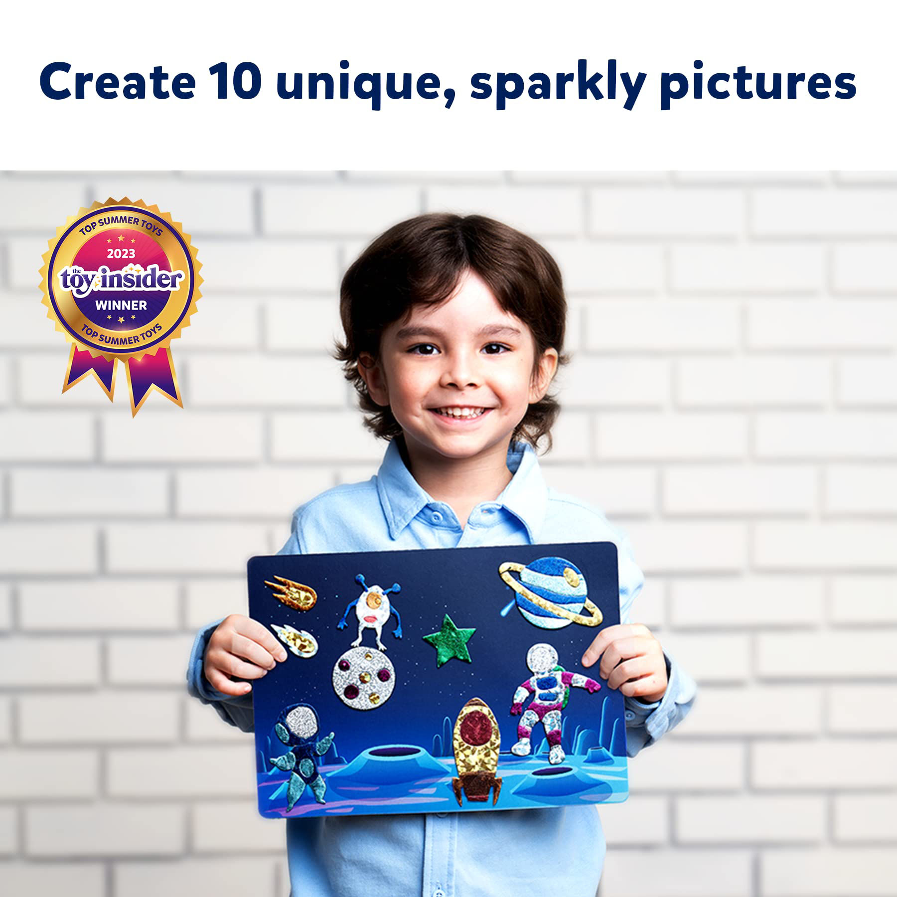 GetUSCart- Skillmatics Art & Craft Activity - Foil Fun Space, No Mess ...