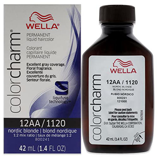 GetUSCart- WELLA Color Charm Permanent Liquid Hair Color for Gray ...