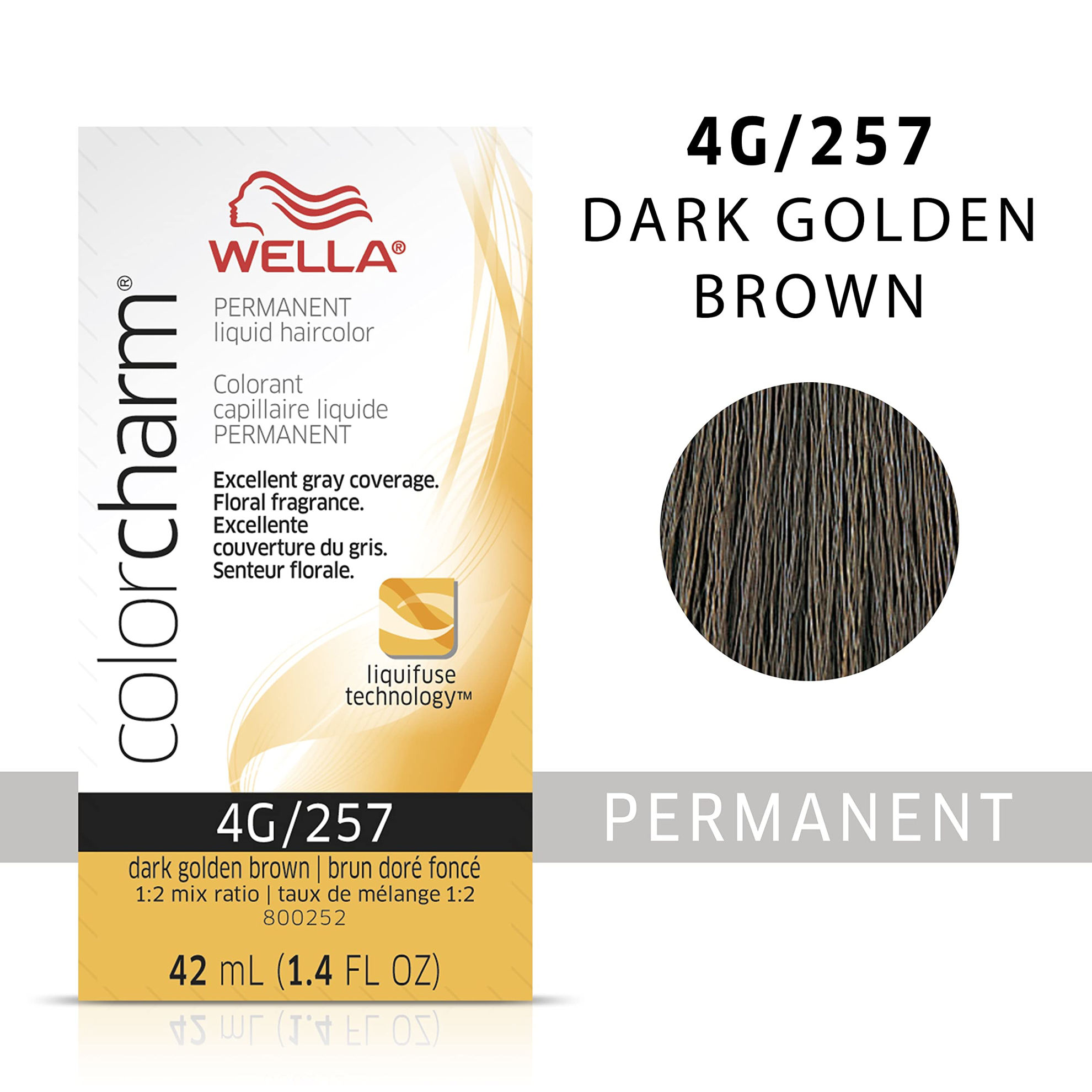 GetUSCart- WELLA Color Charm Permanent Liquid Hair Color for Gray ...