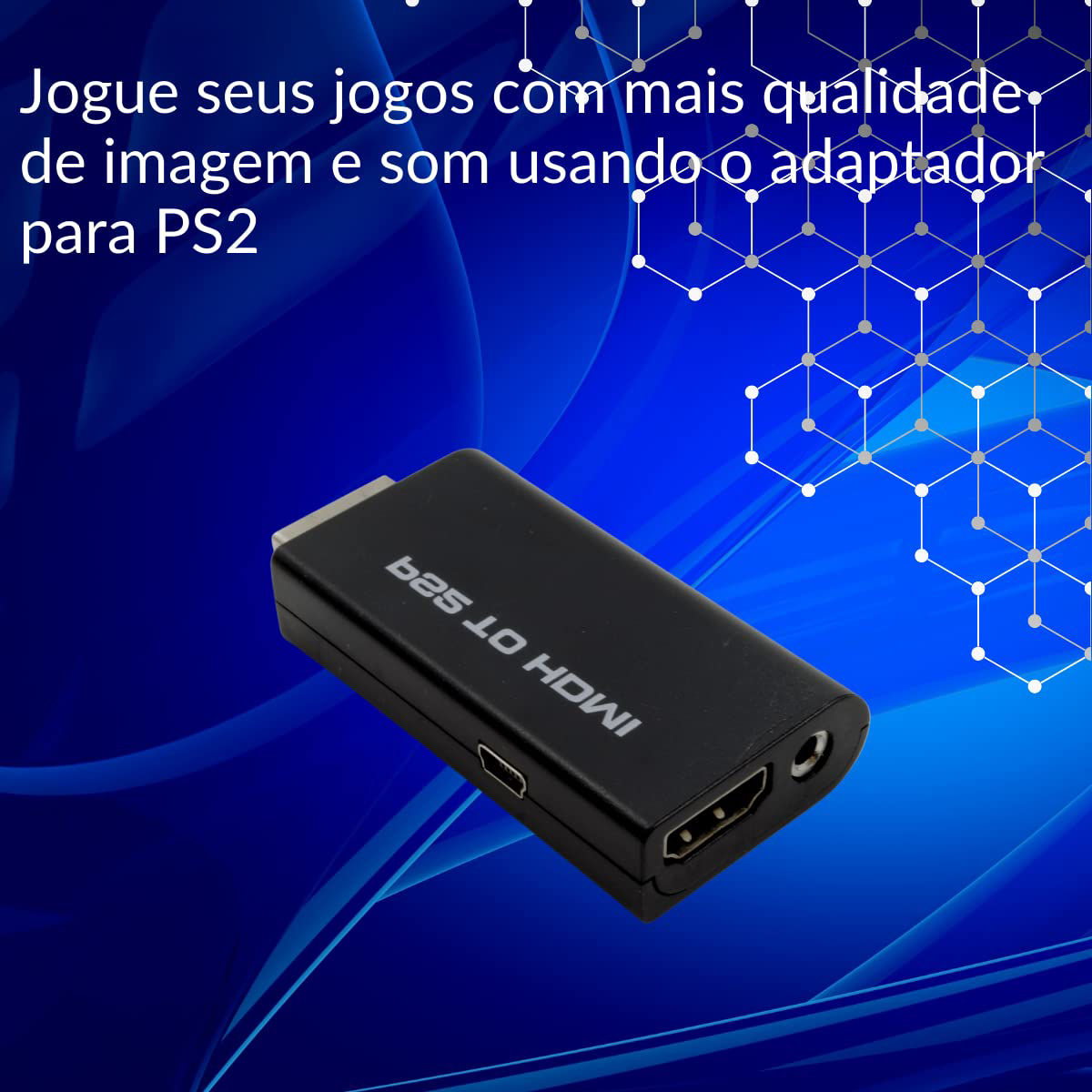 GetUSCart- Sartyee PS2 to HDMI Converter Adapter with USB Chaing Cable ...