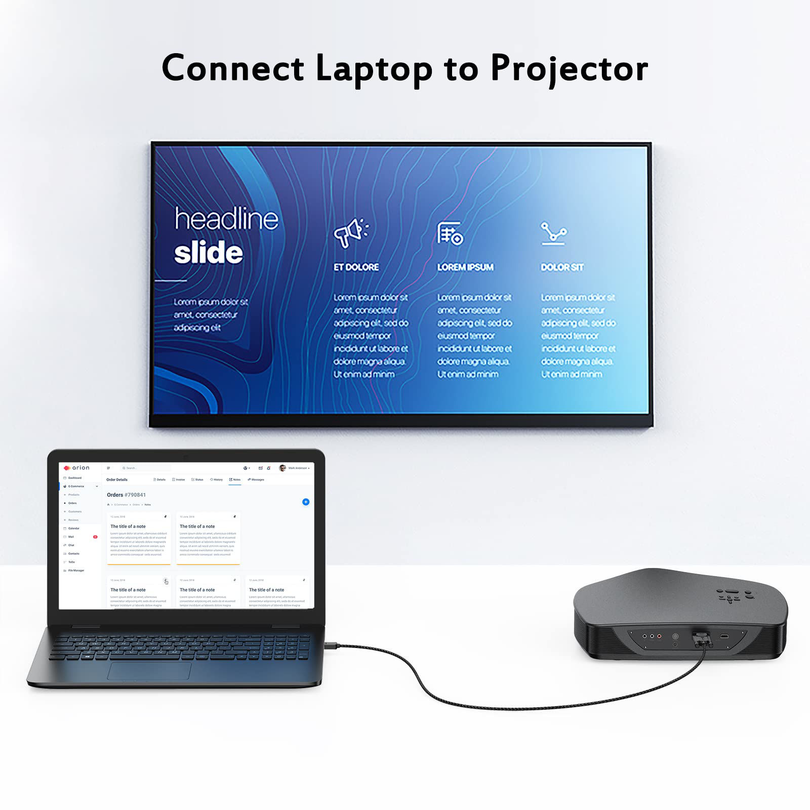 GetUSCart- FEMORO HDMI to VGA Cable 3ft, HDMI-to-VGA Monitor Cable HDMI ...