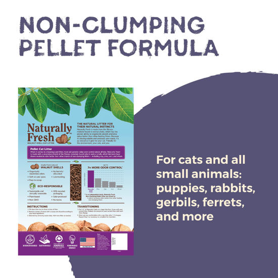 GetUSCart- Naturally Fresh Pellet Formula Unscented Non-clumping Cat ...