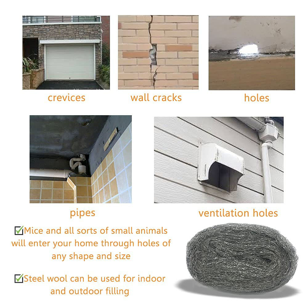 GetUSCart- Steel Wool Fill Fabric DIY Kit, Coarse Wire Wool Hardware ...